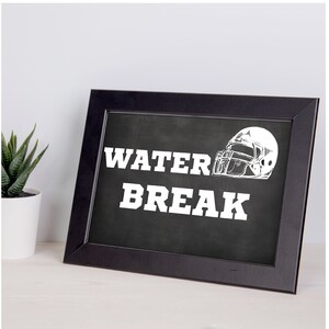 Editable Football Party Signs, Instant Template Download Edit, Print ...