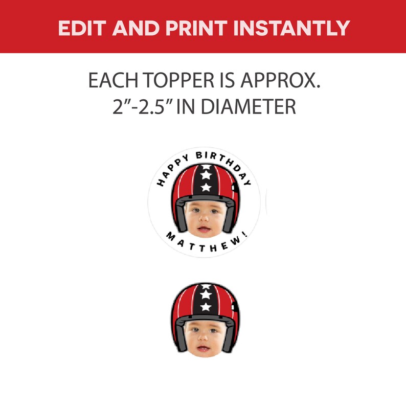 Editable Race Car Face Cupcake Topper, Racing Birthday Party Cupcake ...