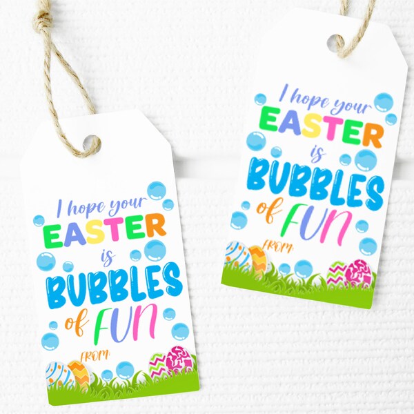 Bubbles Tag - Etsy