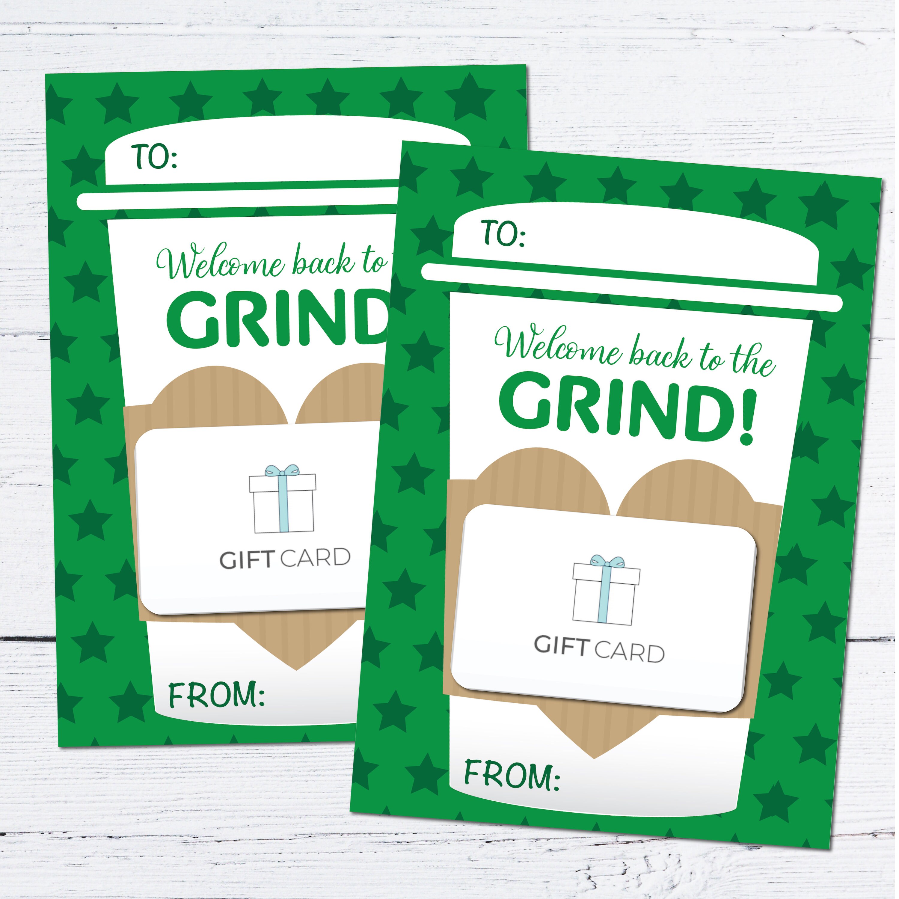 Back to School Teacher Coffee Gift Card Holder, Welcome Back, Teacher ...