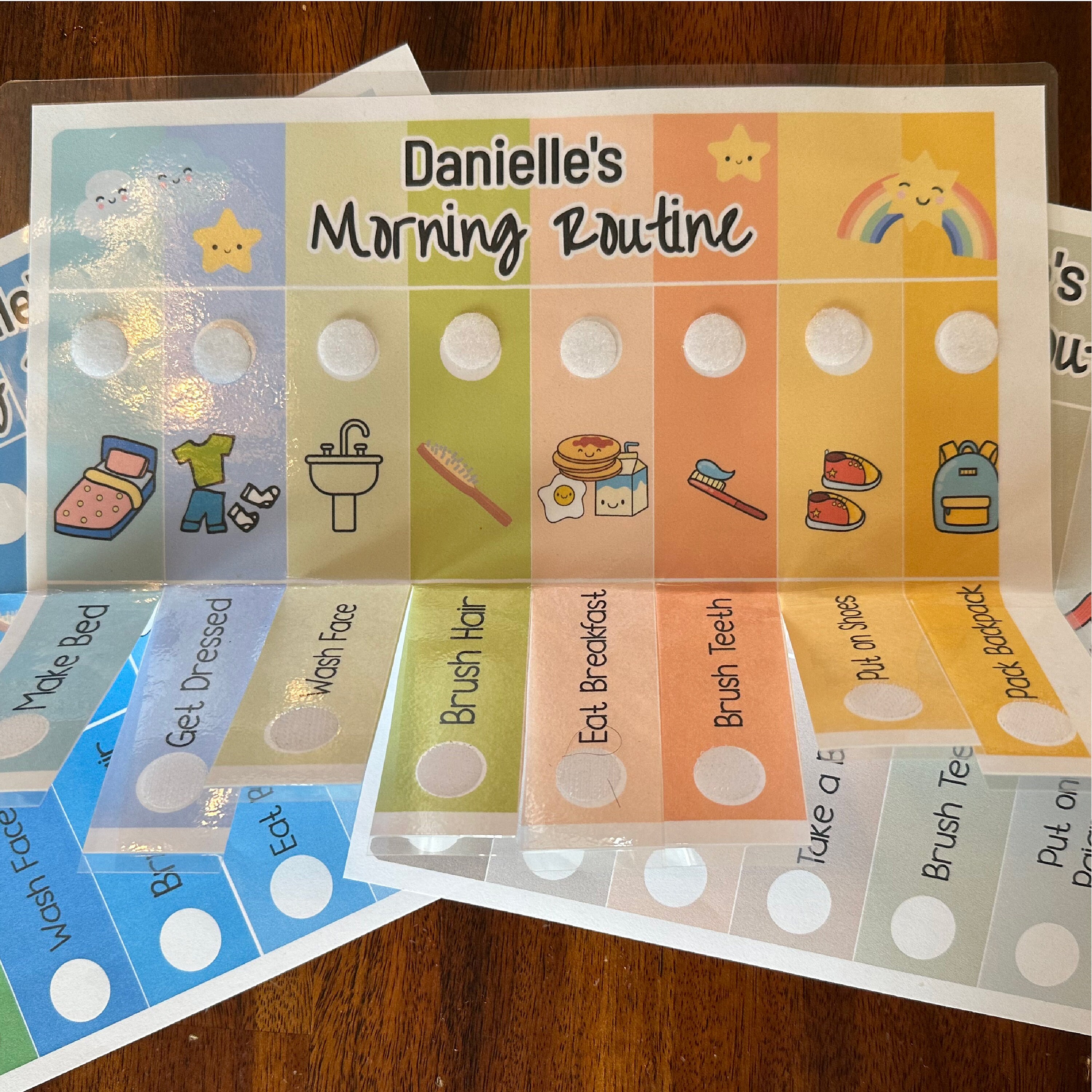 Customizable Daily Routine Chart, Edit and Print, Kids Schedule, Daily ...