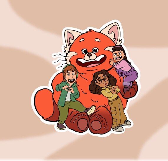 Paper Stickers Paper & Party Supplies Turning Red Sticker Mei Lee ...