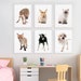 Baby Animals Print Full Set | Printable Nursery Wall Art Decor | Kids ...