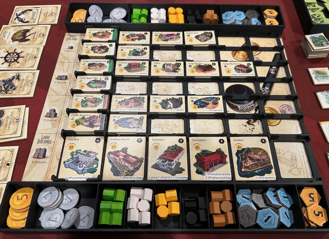 Puerto Rico 1897 Board Game Insert Organizer Trays - Etsy