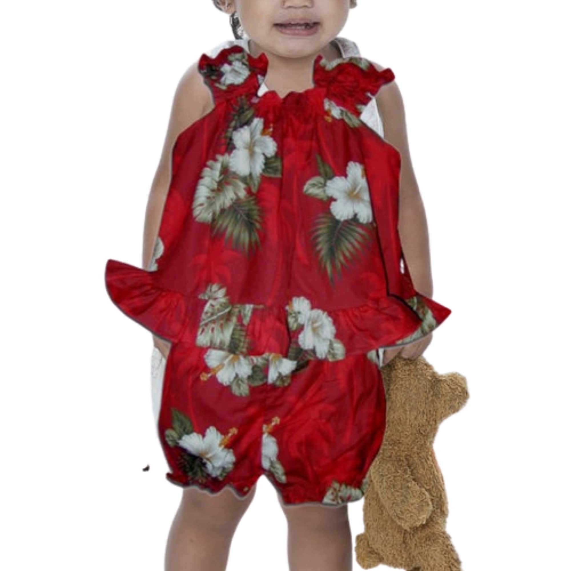 Red Baby Tropical Capri Set Ka Pua Clothes Baby Floral Two - Etsy
