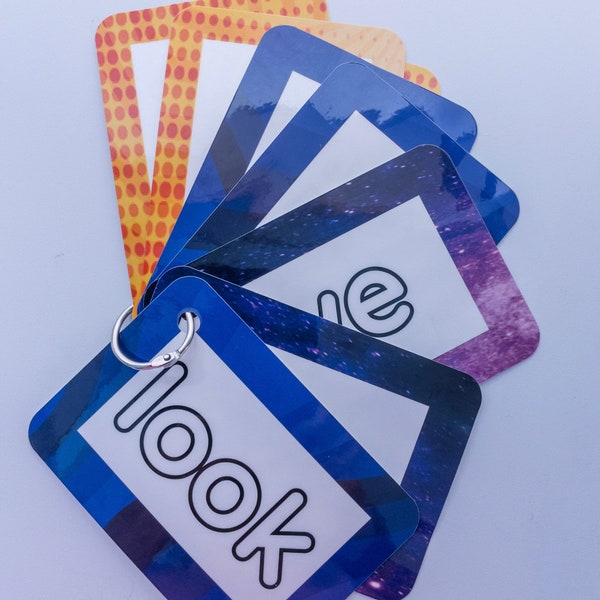 Laminated Flash Card - Etsy