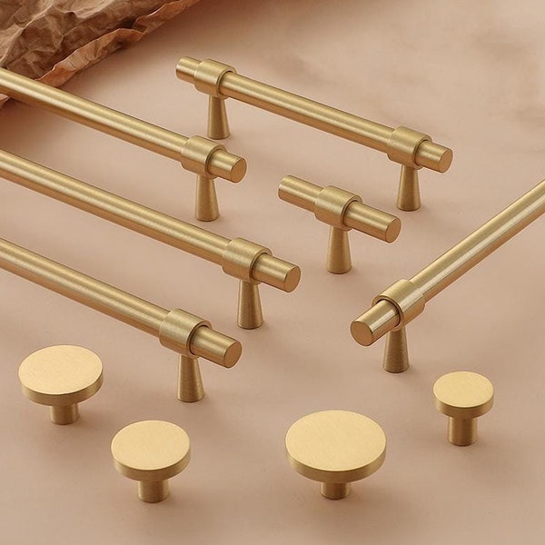 Gold Kitchen Handles - Etsy