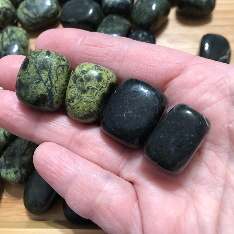 Asterite Serpentine Clear Energy Blockages Kundalini Connect | Etsy