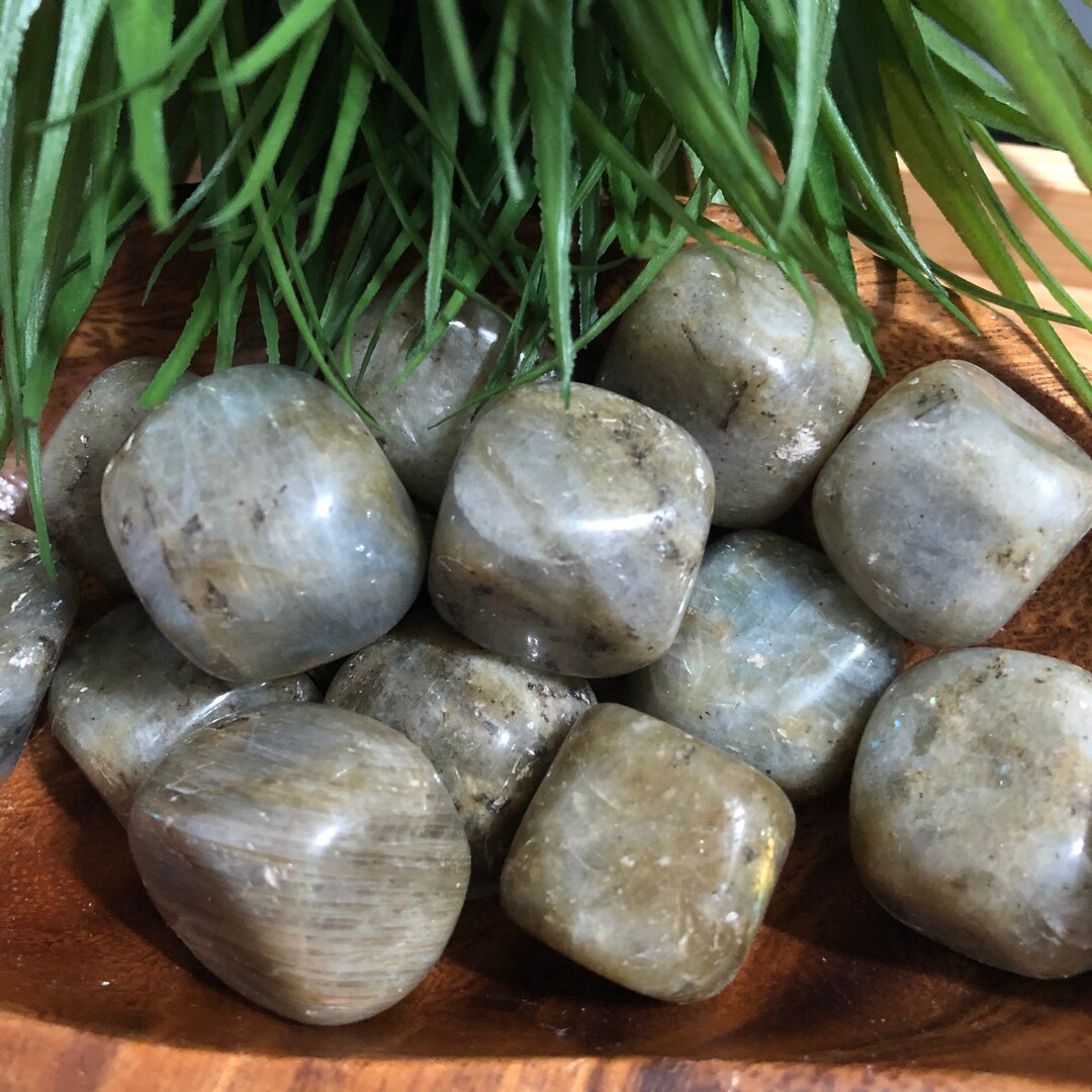 Labradorite Cube Cut Tumbled Stones Protect From Misfortune - Etsy