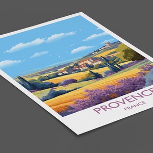Provence Poster, Travel Print of Provence, France, Provence Gift ...
