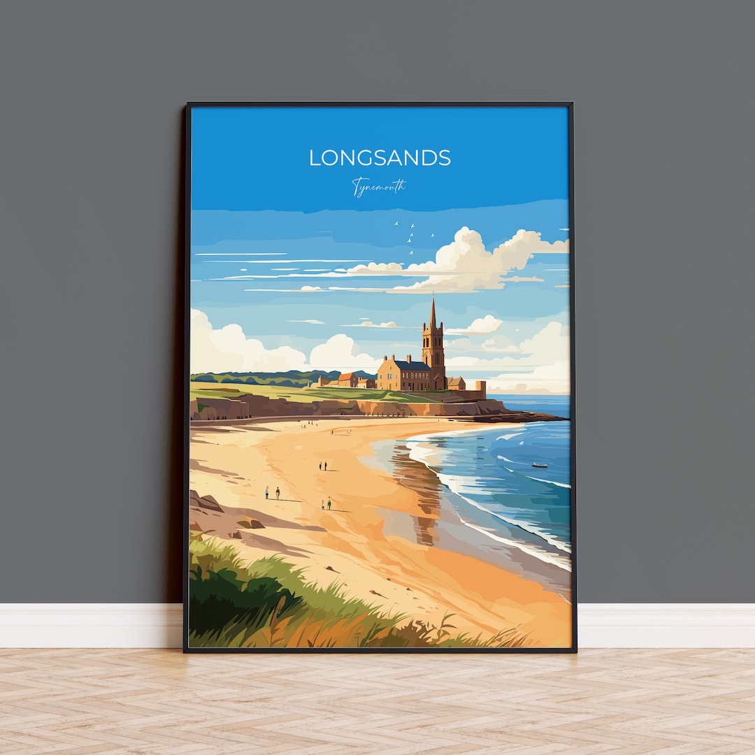 Longsands Travel Poster Wandkunst, Travel Print von Longsands ...