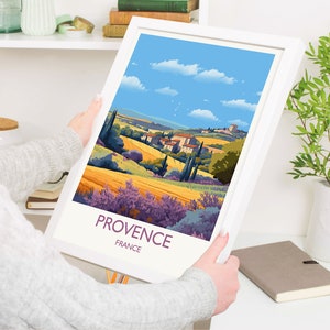 Provence Poster, Travel Print of Provence, France, Provence Gift ...