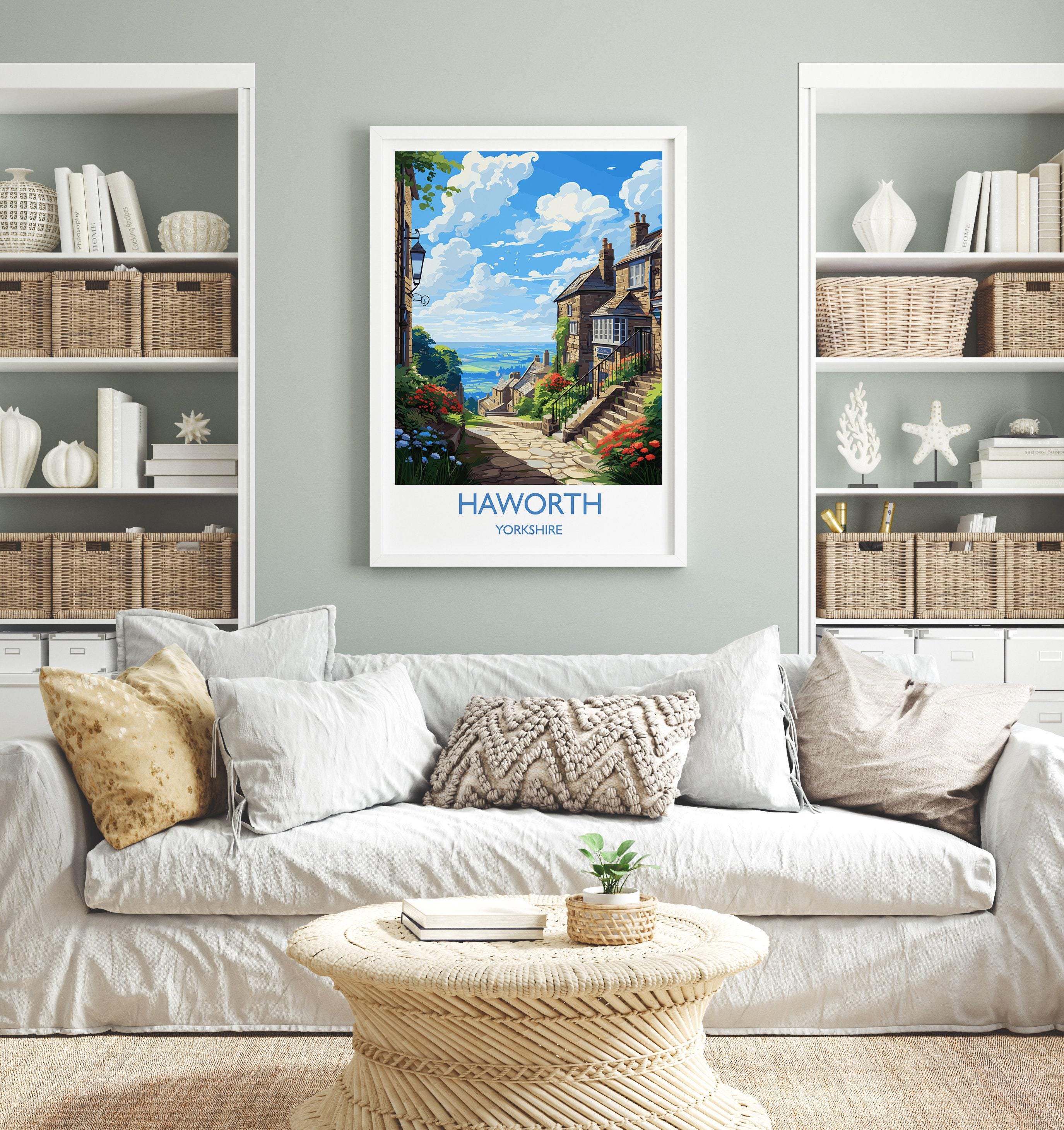 Haworth Print Travel Wall Art, Travel Poster of Haworth, Haworth ...