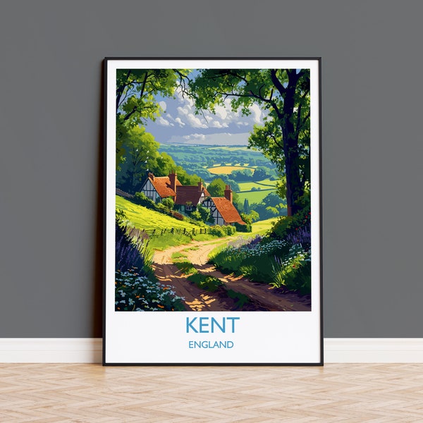 Kent Poster - Etsy UK