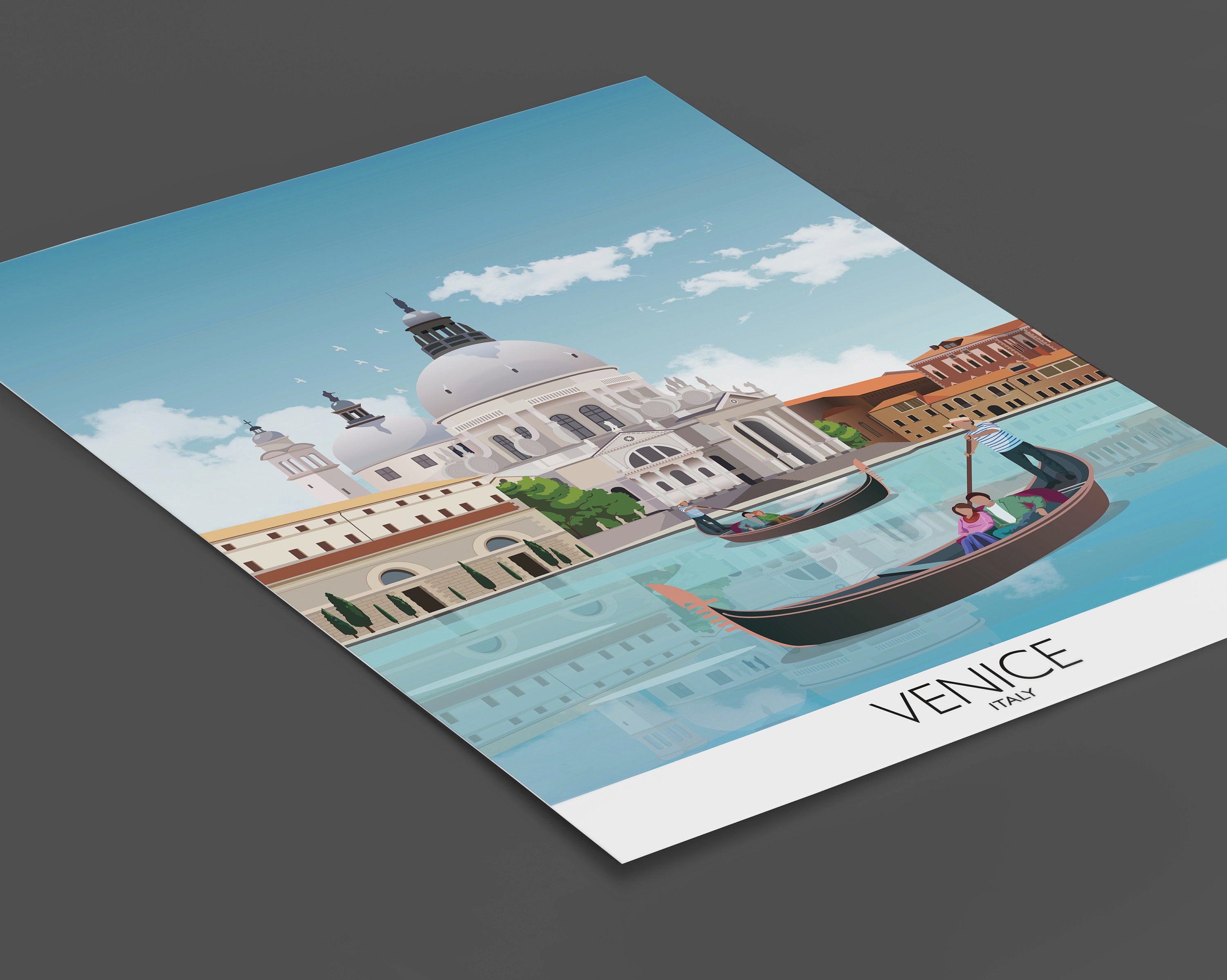 Travel Poster of Venice Travel Print of Venice City of - Etsy UK