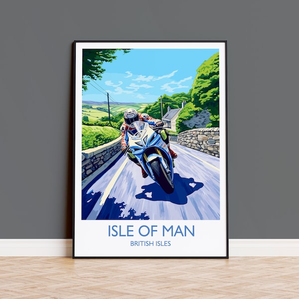 Isle of Man Tt Poster - Etsy