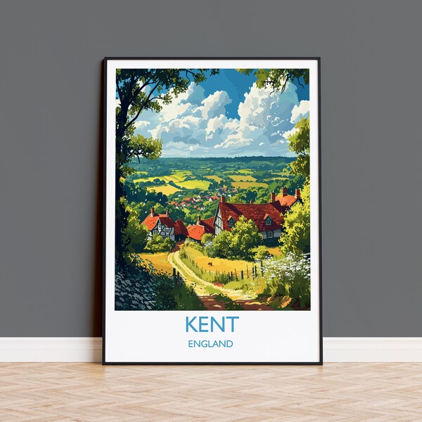 Kent Poster - Etsy UK