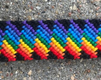 Handmade Keychain String Keychain Friendship Bracelet Keychain Knotted ...