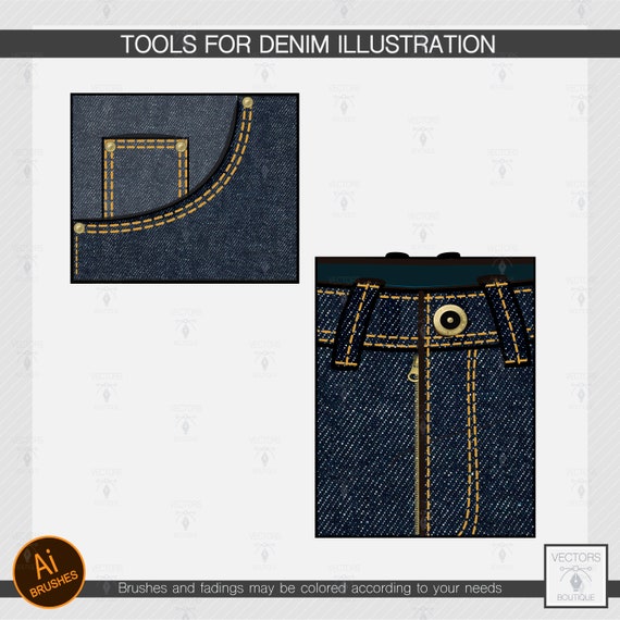 Denim Swatch Illustrator