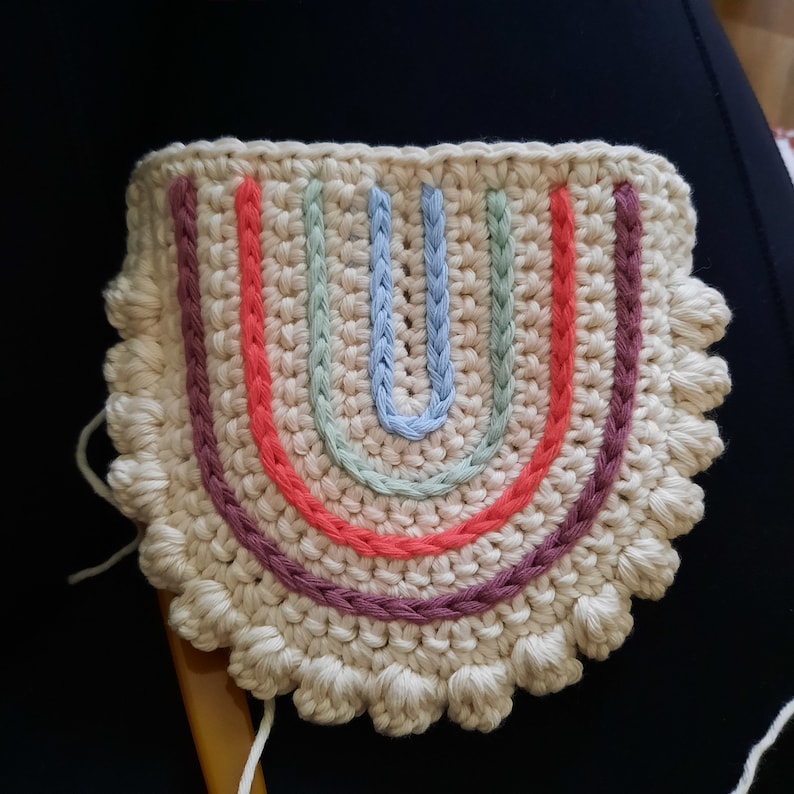 Crochet Rainbow Bobble Bag PATTERN (digital Download) - Etsy