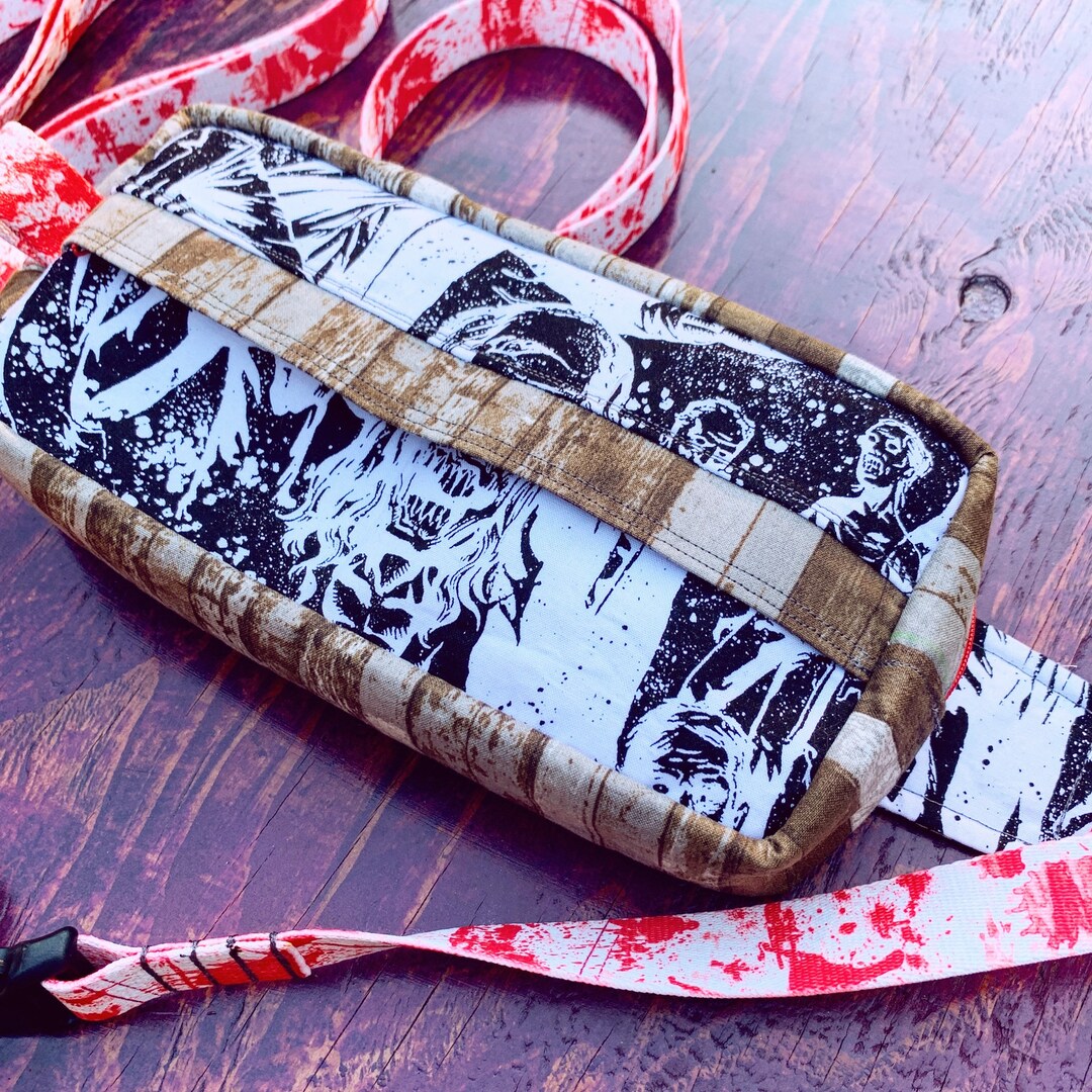 Zombie, Blood Splatter and Distressed Wood Apocalyptic Fanny Pack ...