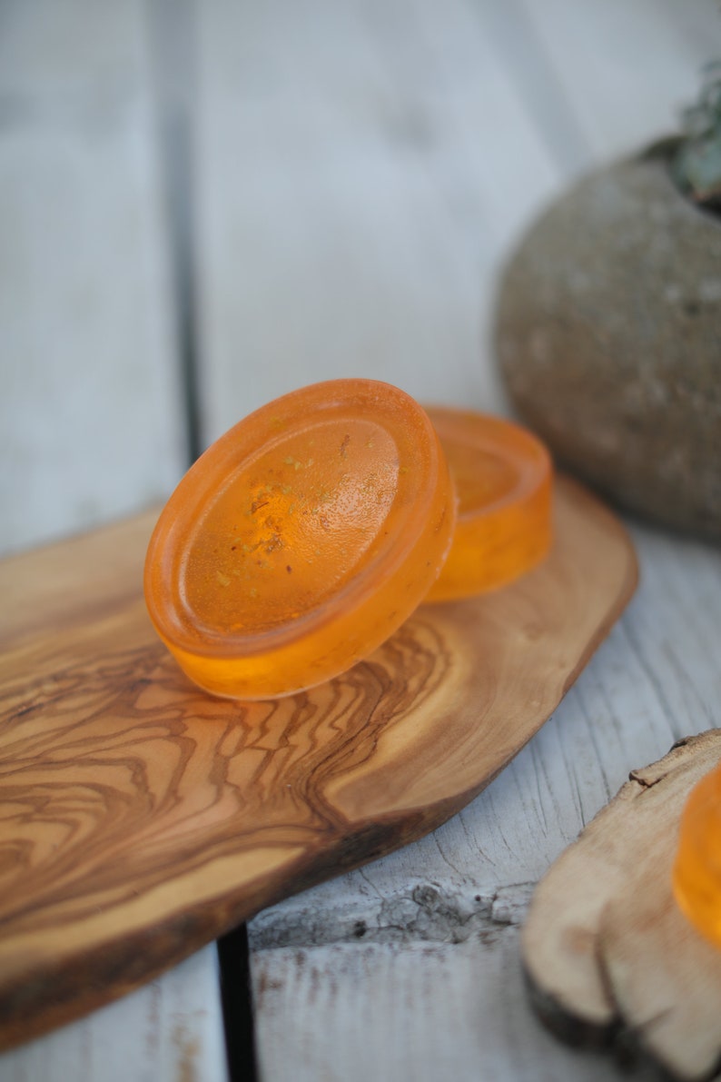 100% Handmade Orange Zest Bar Soap - Etsy
