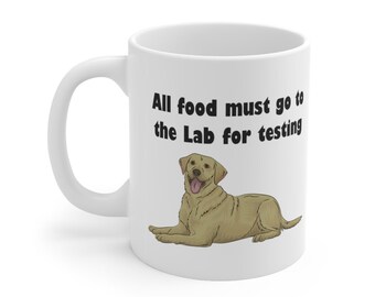 Yellow Lab Mug - Etsy