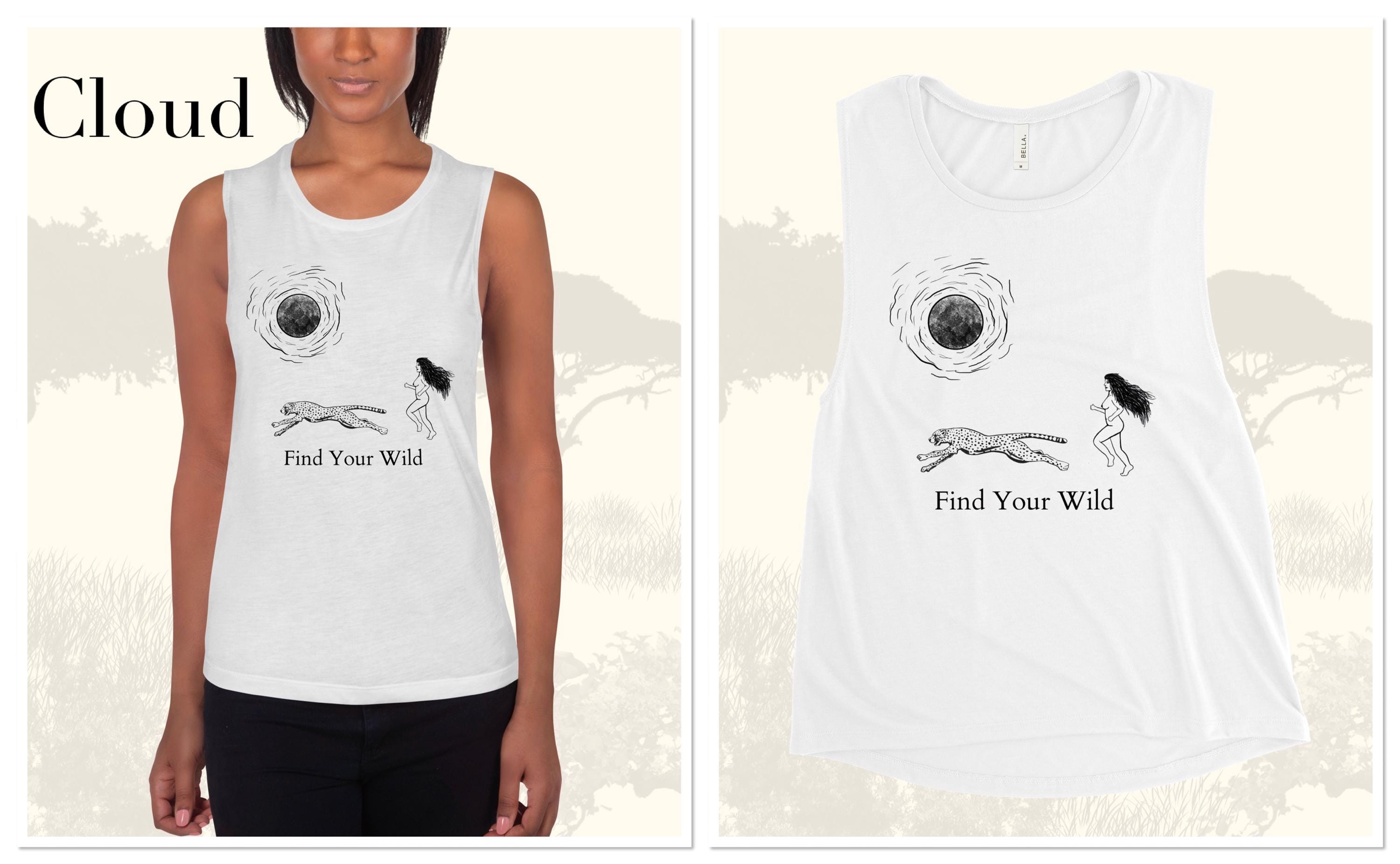 Cheetah Find Your Wild Women’s Muscle Tank Top - Etsy