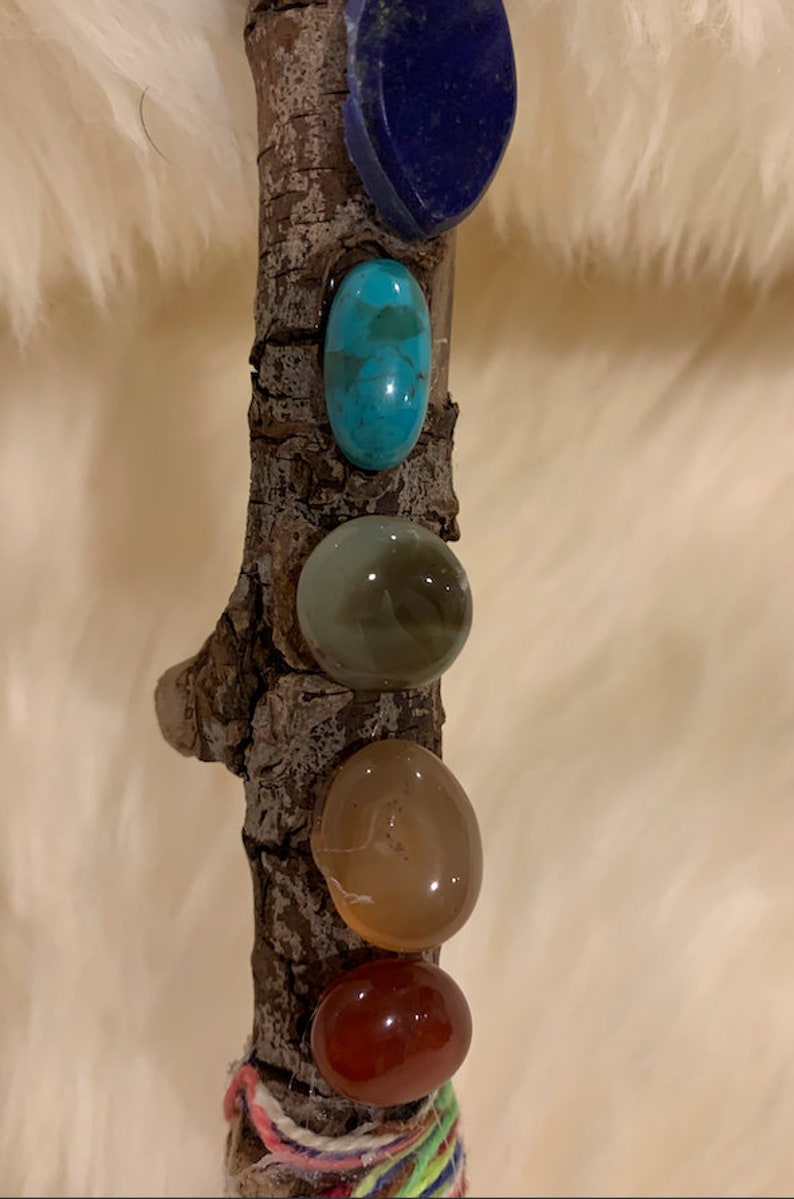 Native American Shamanic Spirit /talking Sticks Crystals. Unique ...