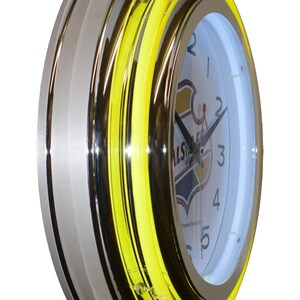 Falstaff Beer Brewing Double Neon Clock Man Cave Decor (15") - Etsy