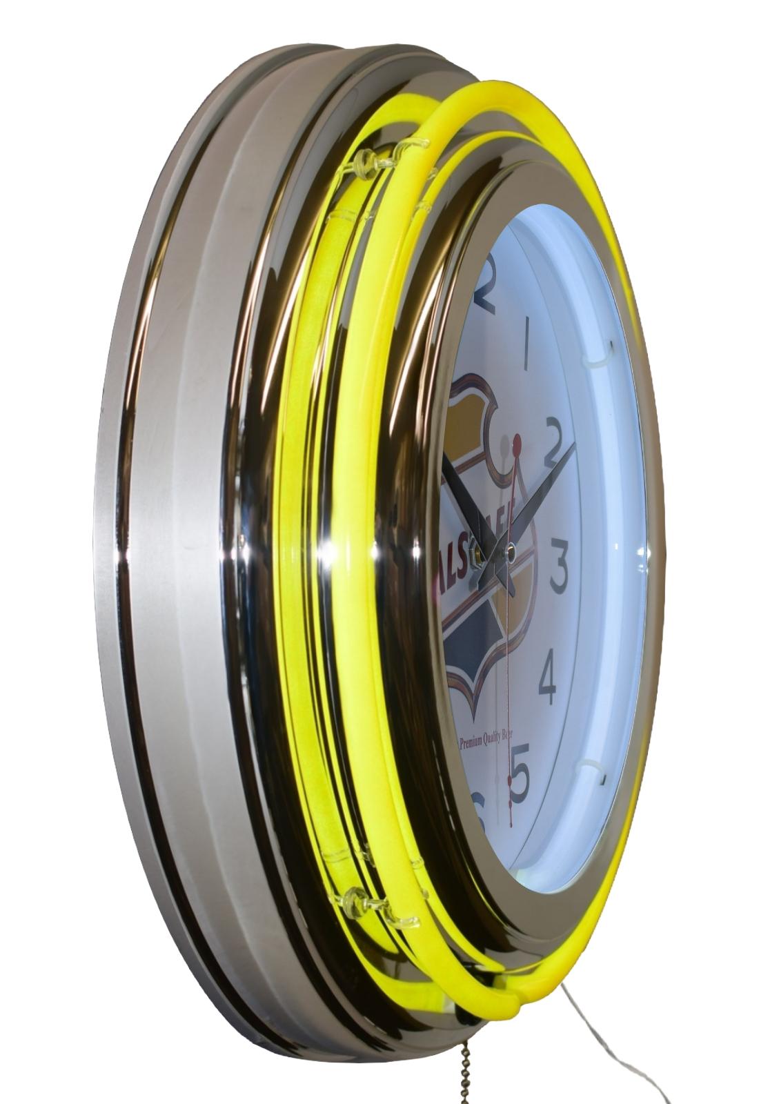 Falstaff Beer Brewing Double Neon Clock Man Cave Decor (15") - Etsy