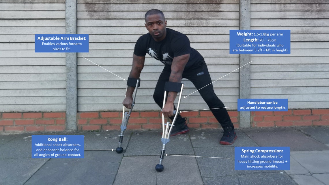 Arm Stilts/extensions for 4 Legged/quadruped Movement (new & Improved ...