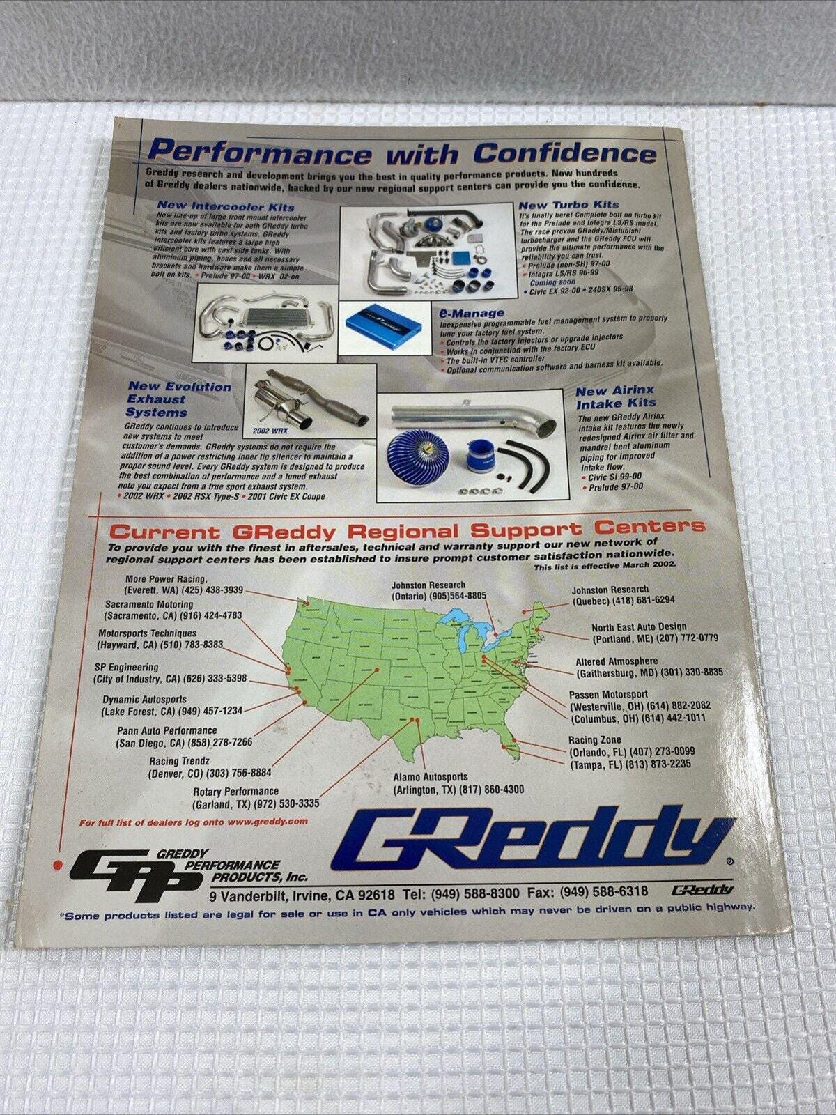 Turbo & High Tech Performance Magazine June 2002 Cars Advertisements - Etsy