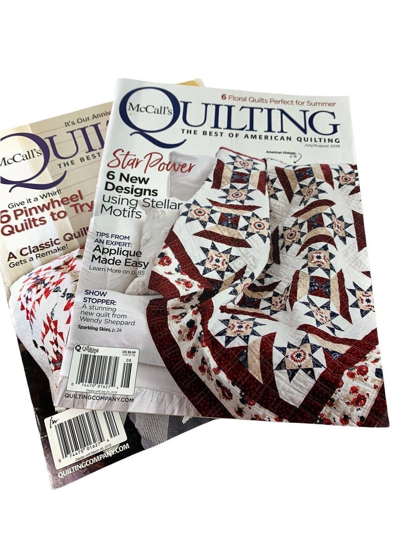 2 Mccalls QUILTING Magazines the Best of American Quilting Mar/apr July ...