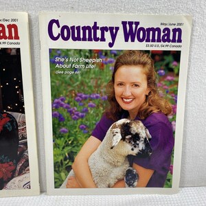 2 Vintage Country Woman Magazines June & Dec 2001 Holiday Recipes Home ...