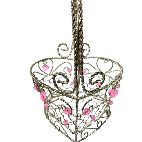 Wire Heart Basket - Etsy