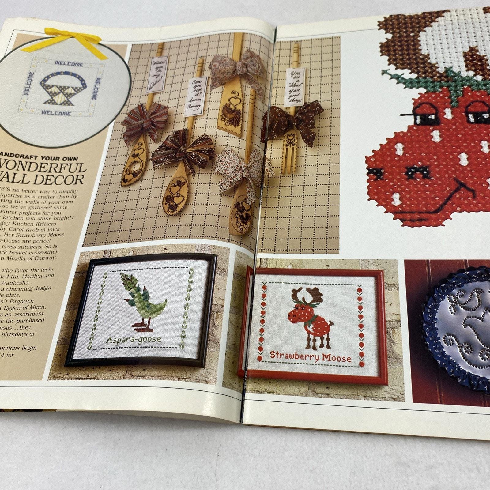 2 Vintage 1985 Country Handcrafts Magazines Craft Patterns & Hobby ...