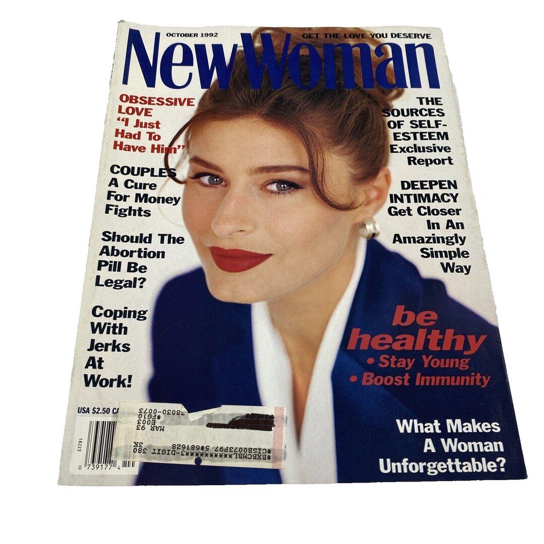Nastasia New Woman Magazine Oct 1992 Vintage Collectible Advertisements ...