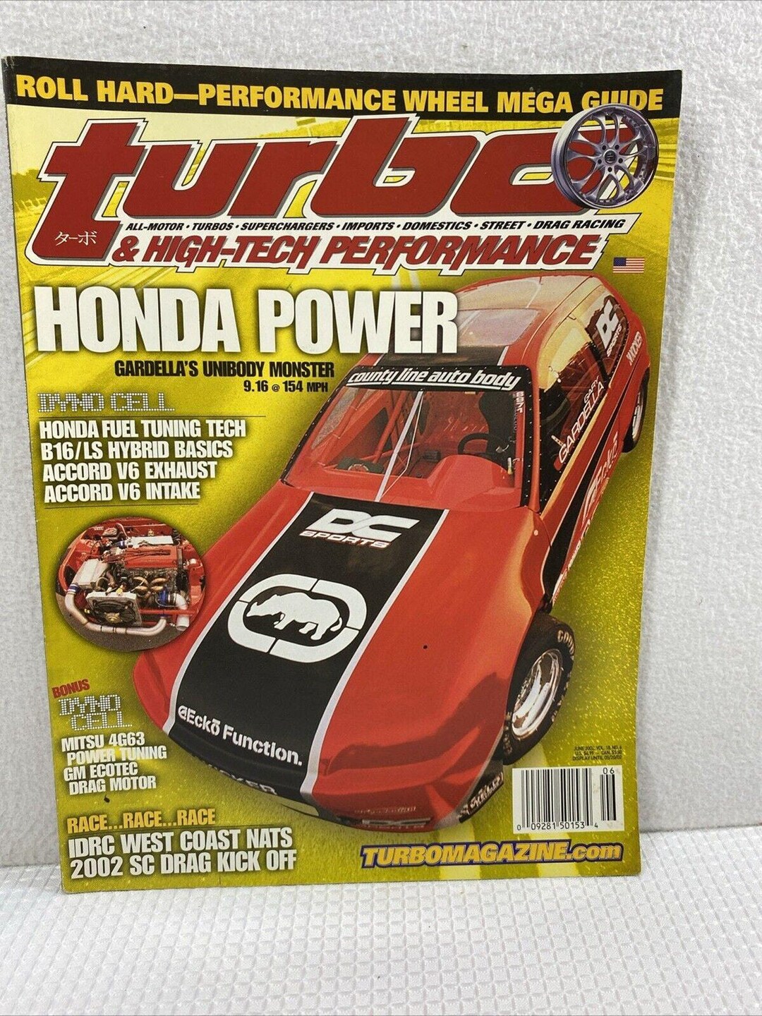 Turbo & High Tech Performance Magazine June 2002 Cars Advertisements - Etsy