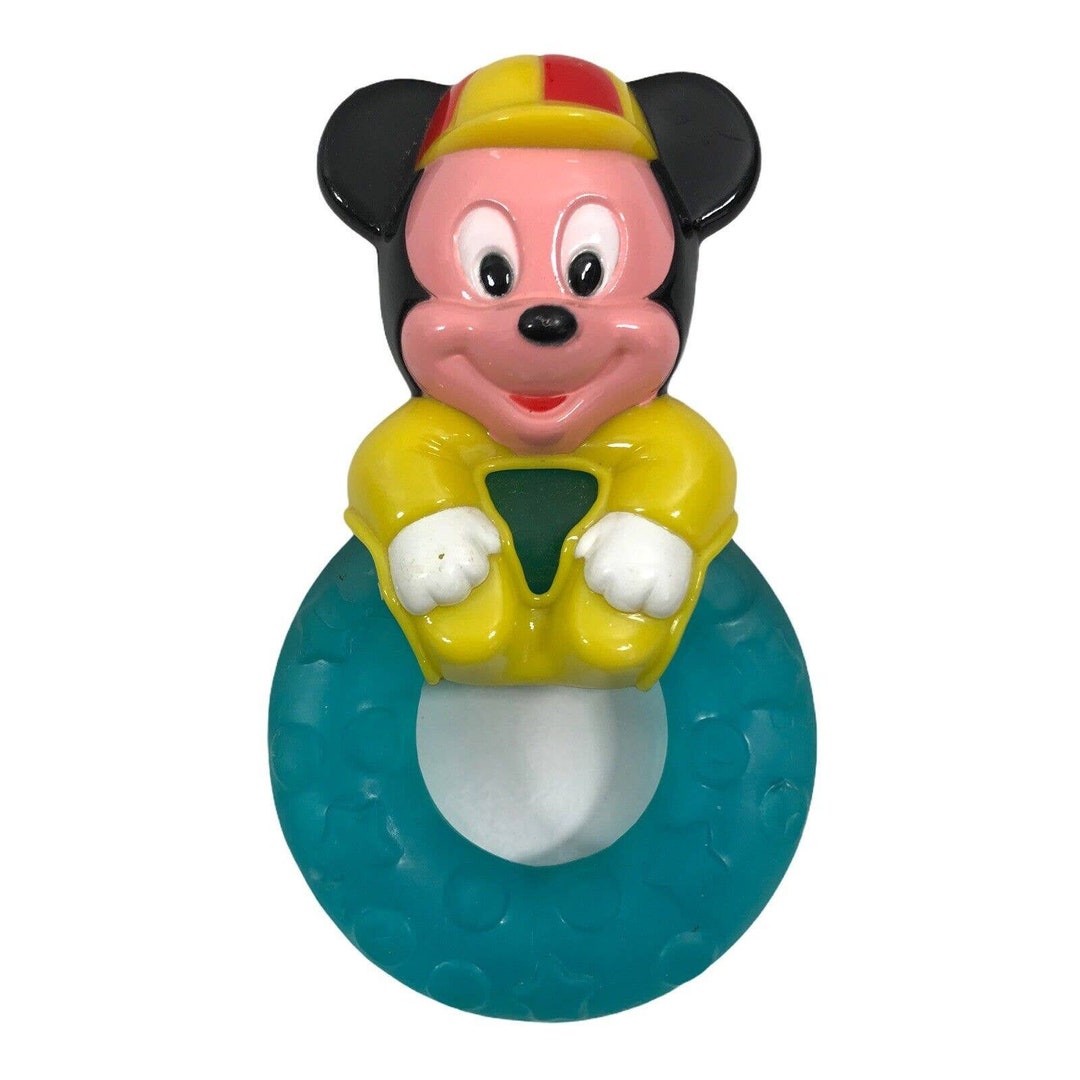 Vintage 1984 Disney Mickey Mouse Freezer Teether Teething Gel Water ...
