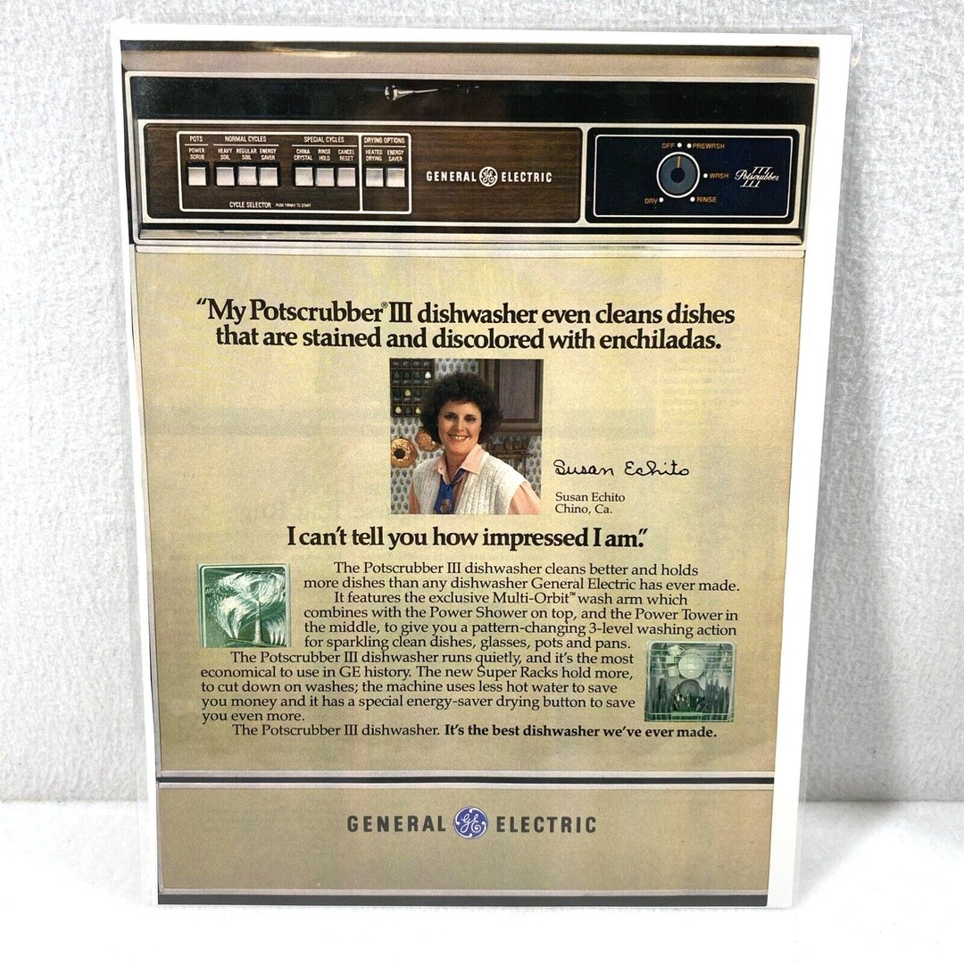 Vintage Print Ad 80's General Electric Genuine Magazine Advertisement ...