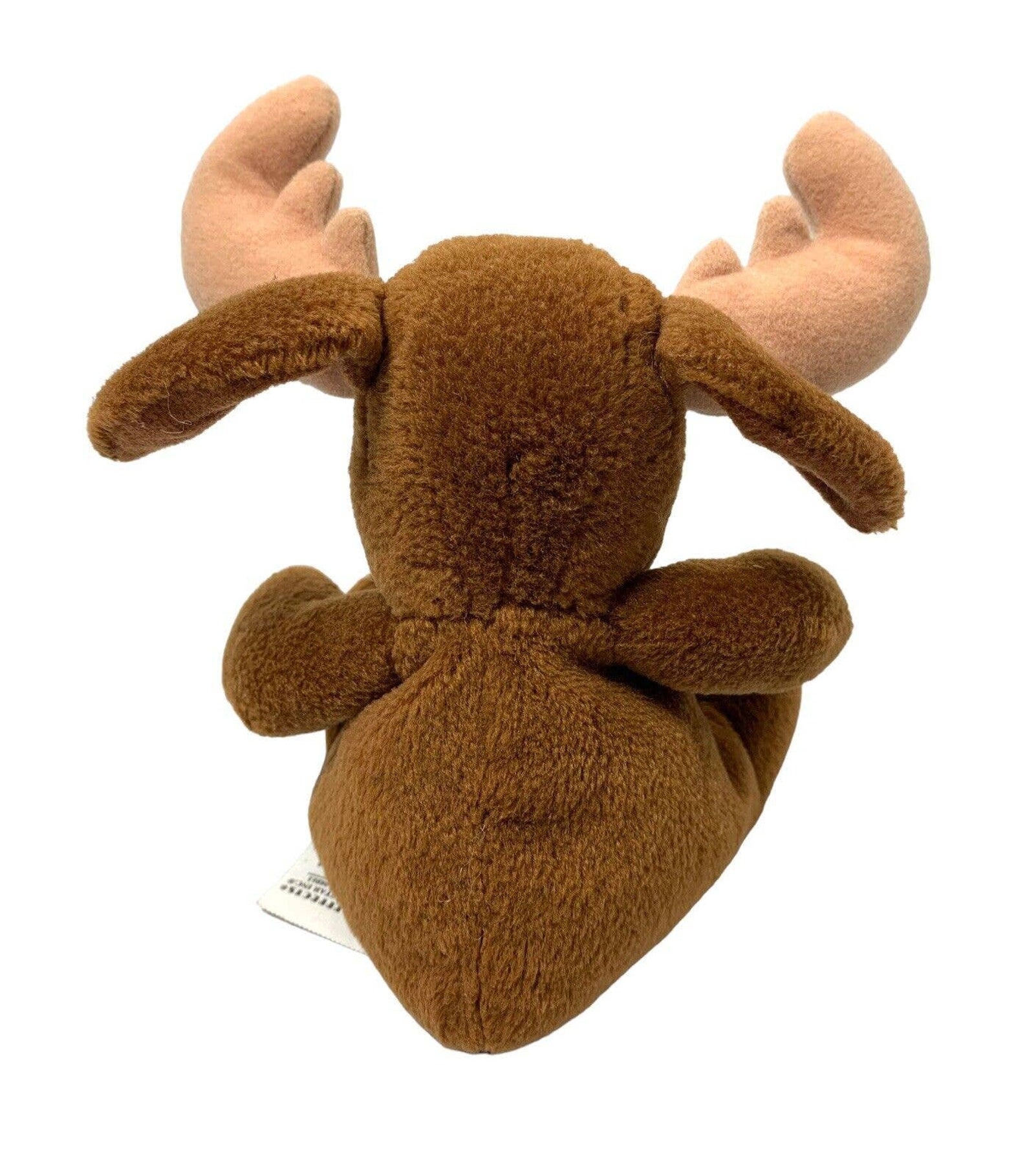 24K Co Beanie Boppers Mikey the Moose Brown Plush Stuffed Animal Toy ...