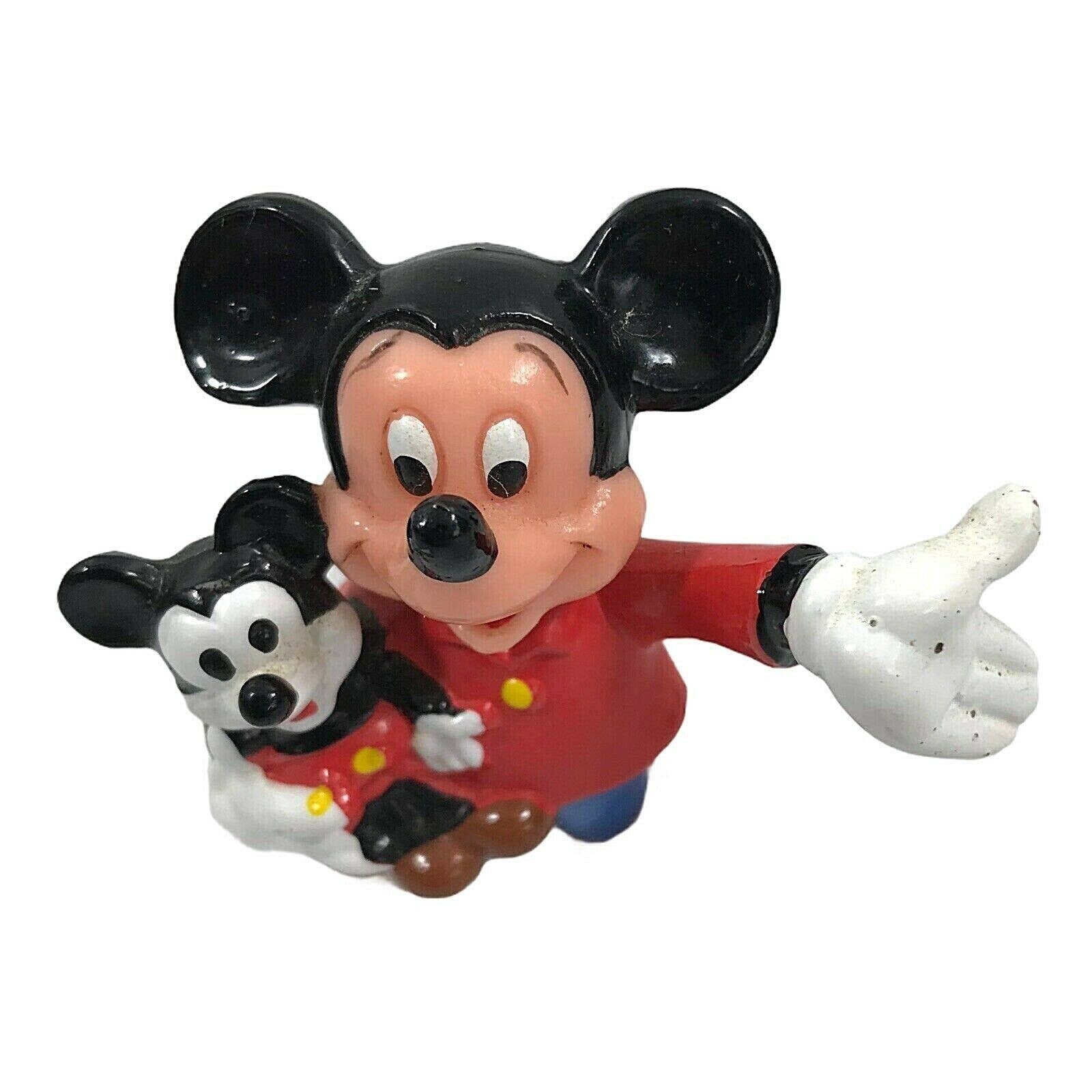 4 Vintage Mickey Mouse Applause Disney Characters Figures Cake Toppers ...