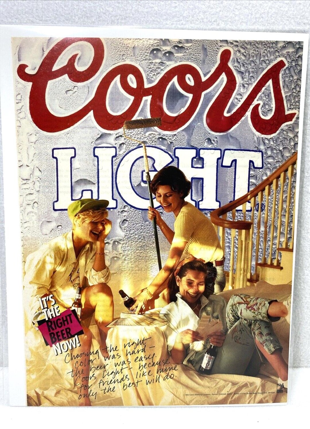 Vintage Print Ad 90's Coors Beer Genuine Magazine Advertisement ...