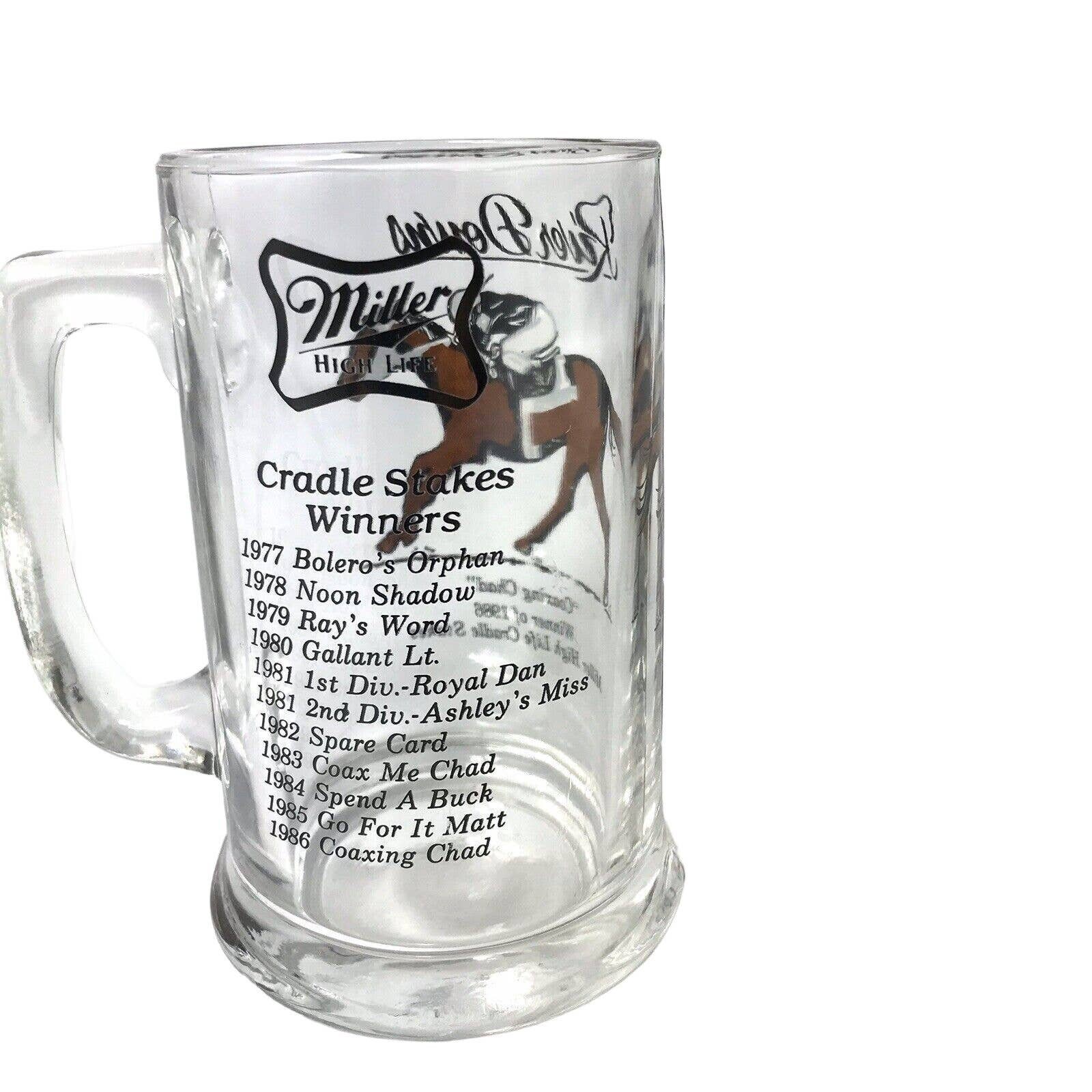 1986 Miller Beer Mug High Life River Downs Cradle Stakes - Etsy