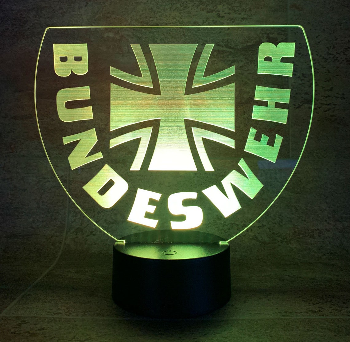 Bundeswehr BW Cross Coat of Arms Logo Emblem Badge Patch Flag LED ...
