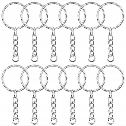 Stainless Steel SS 304 Key Rings Split Ring Lot of 100 | Etsy