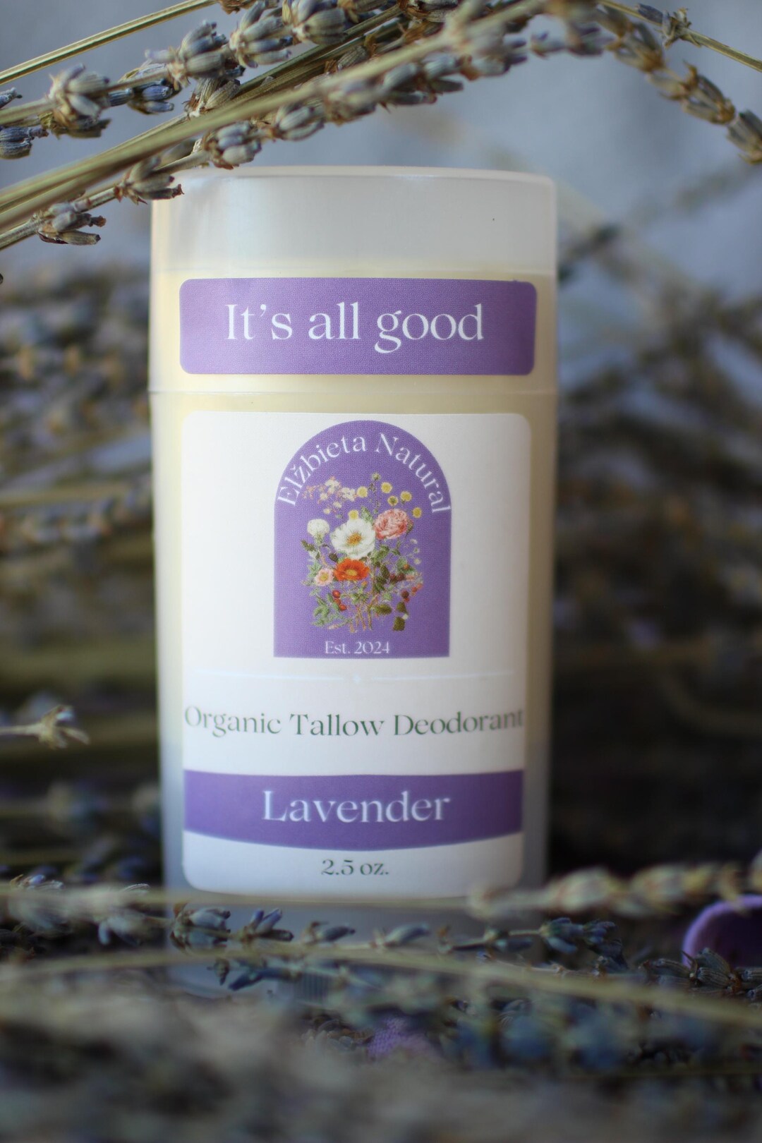 Organic Tallow Deodorant Lavender - Etsy