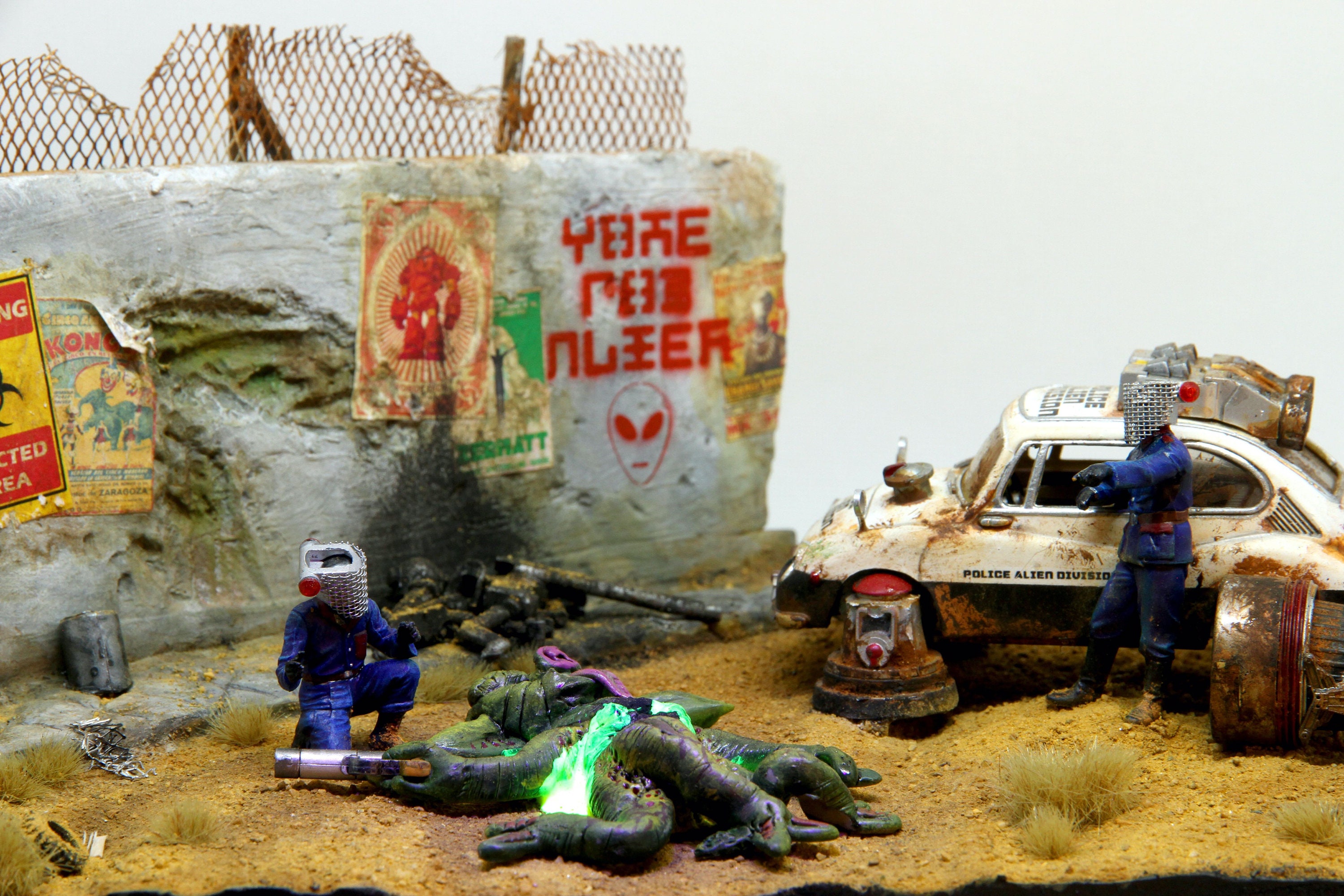 Police Alien Division - Etsy