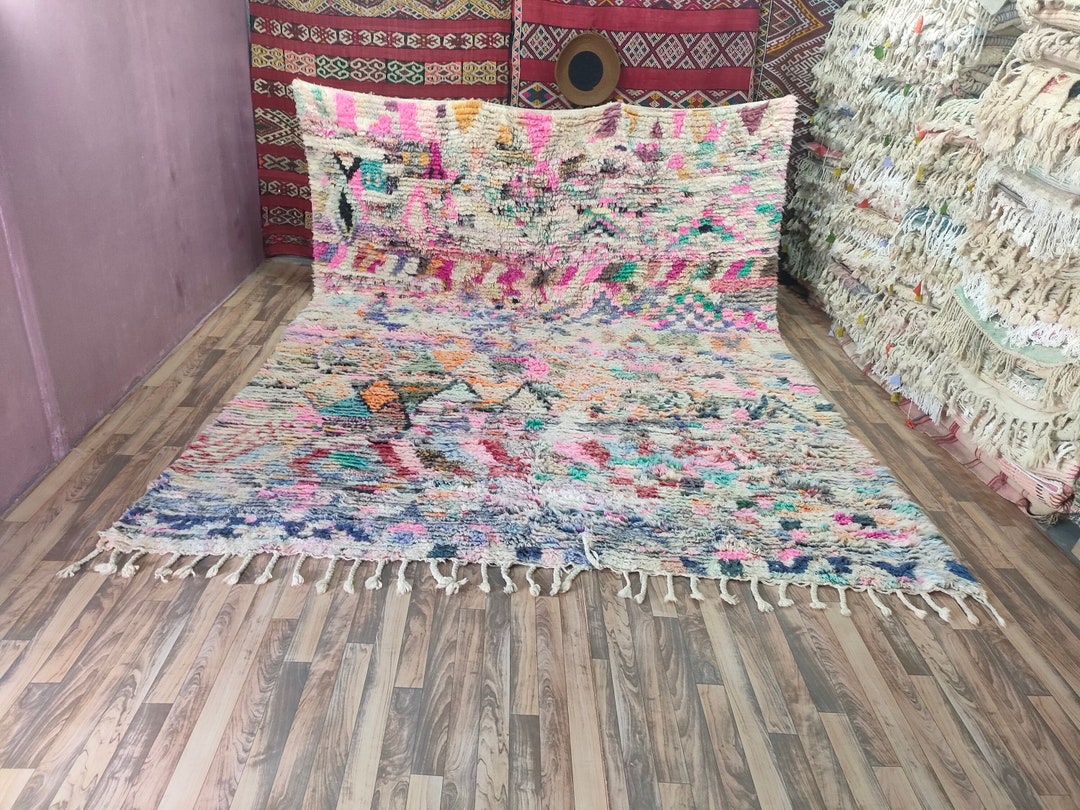 Large Hand Handmade Rug 12,5 X9.42 FT Large Moroccan Rugs Home Decor ...